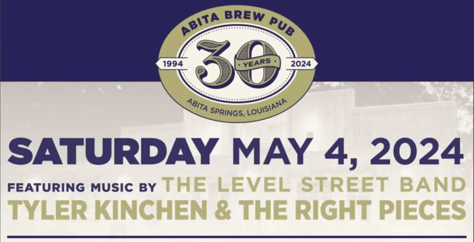 Abita Brew Pub 30th Anniversary, May 4, 2024 - Ron Lee Homes